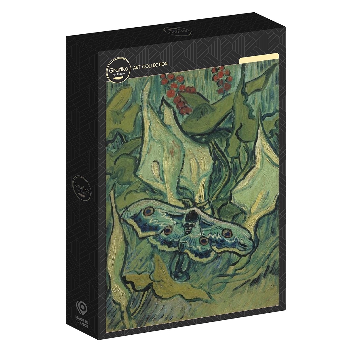 Puzzle Van Gogh - Giant Peacock Moth, 1889 - 1000 pièces - Grafika-F-32770