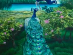 Puzzle Larry Taugher - A Pair of Peacocks - 500 pièces - Sunsout-47150