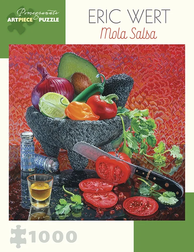 Eric Wert - Mola Salsa - Pomegranate - 1000 pieces | jigsawpuzzl…