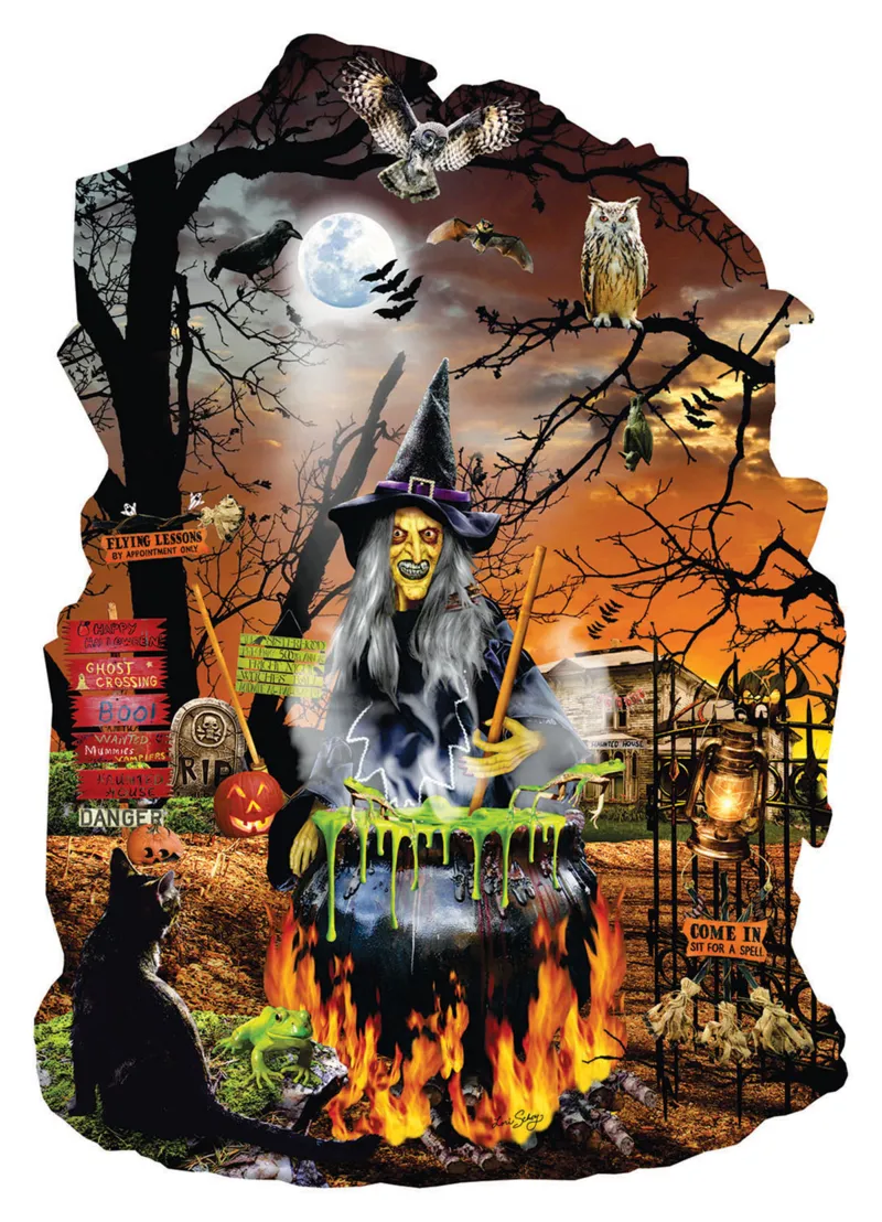 SunsOut - Jigsaw puzzle Lori Schory - Witch's Brew - 1000 pieces ...