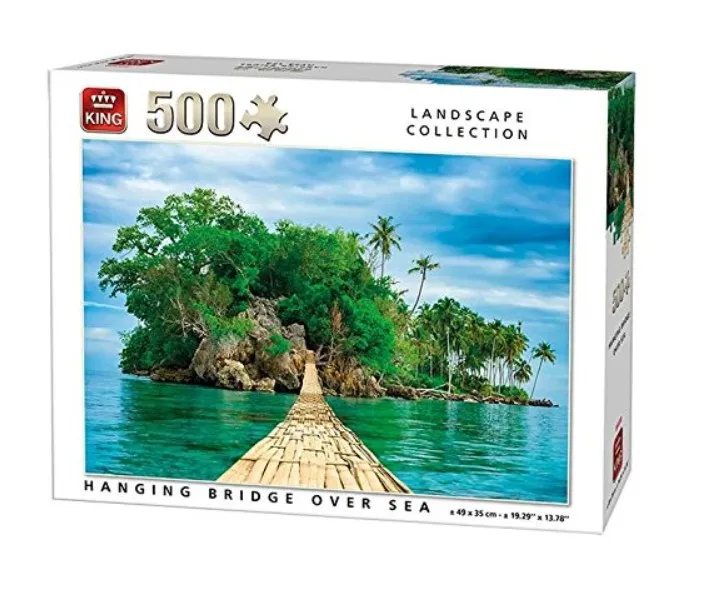 King International - Jigsaw puzzle Hanging Bridge - 500 pieces - King ...