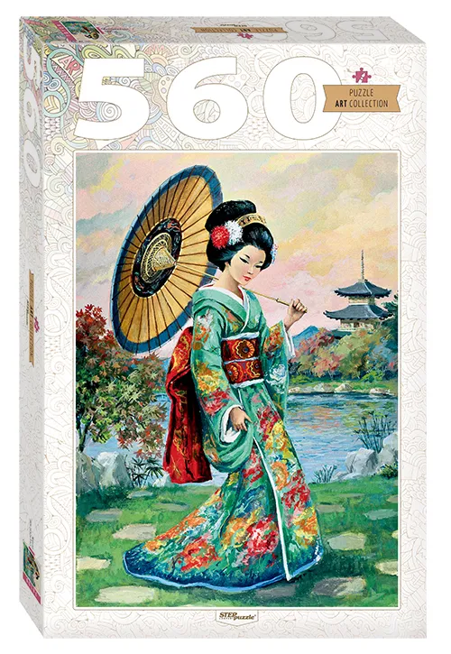Japanese Woman - Step Puzzle - 560 pieces | jigsawpuzzle.co.uk