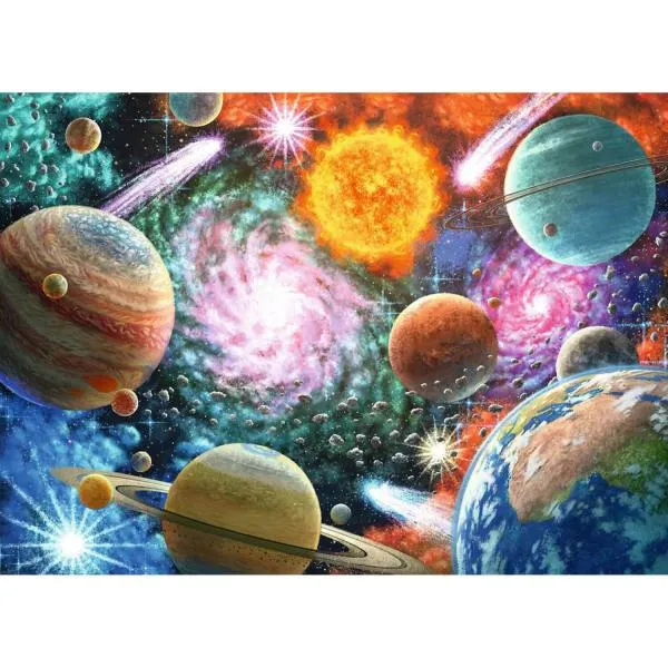 Ravensburger - Jigsaw puzzle XXL Pieces - Stars and Planets - 100 ...
