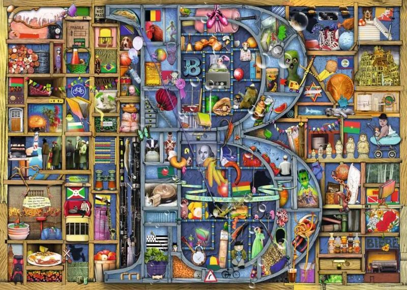 Colin Thompson - Awesome Alphabet - B - Ravensburger - 1000 piec…