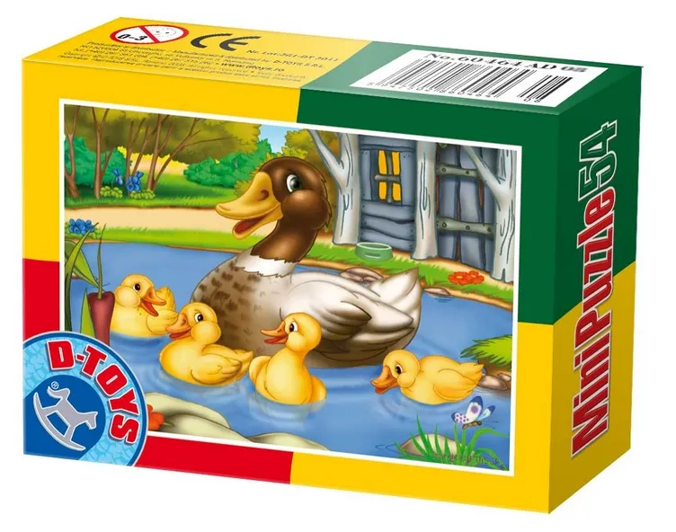 DToys - Mini Puzzle: Duck and ducklings - 54 pieces - Dtoys-60464-AD-08 ...
