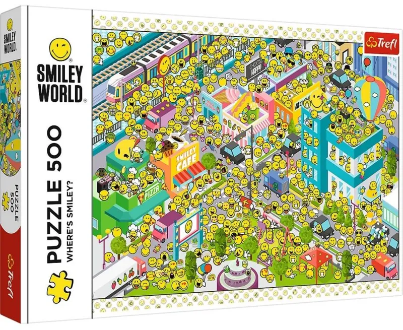Smiley World - Trefl - 500 pieces | jigsawpuzzle.co.uk