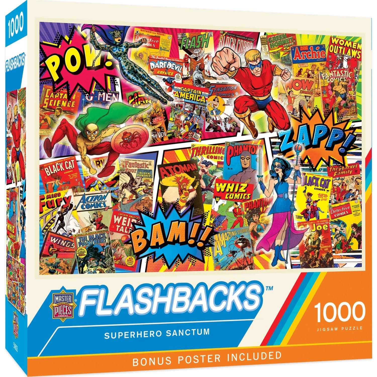 Master Pieces - Jigsaw puzzle Flashbacks - Superhero Sanctum - 1000 ...