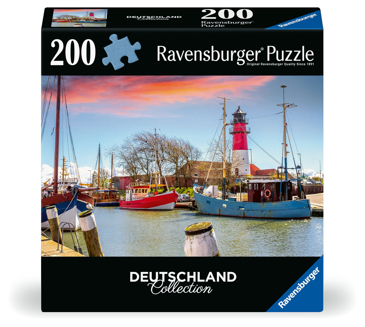 Ravensburger - Jigsaw puzzle The Harbour Of Büsum - 200 pieces ...