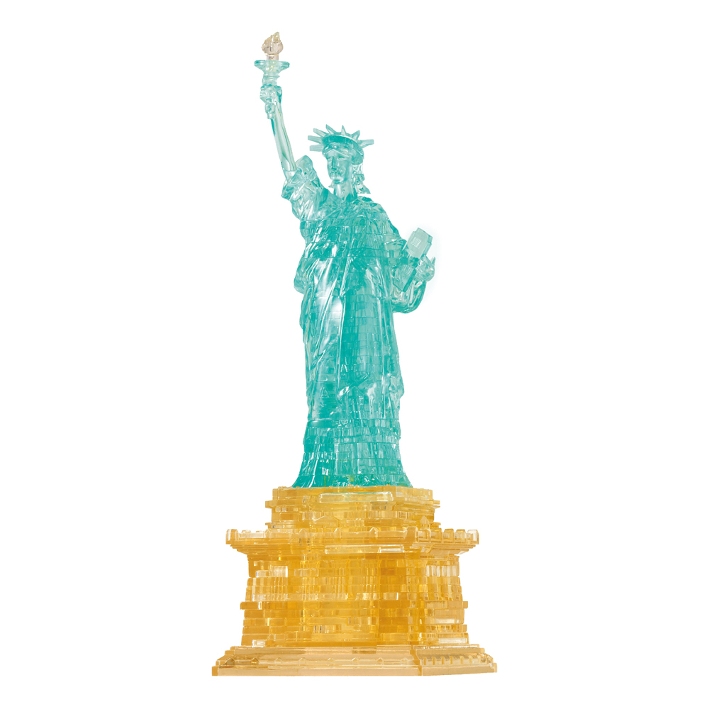 3D Crystal Puzzle - Statue of Liberty - HCM Kinzel - 78 pieces