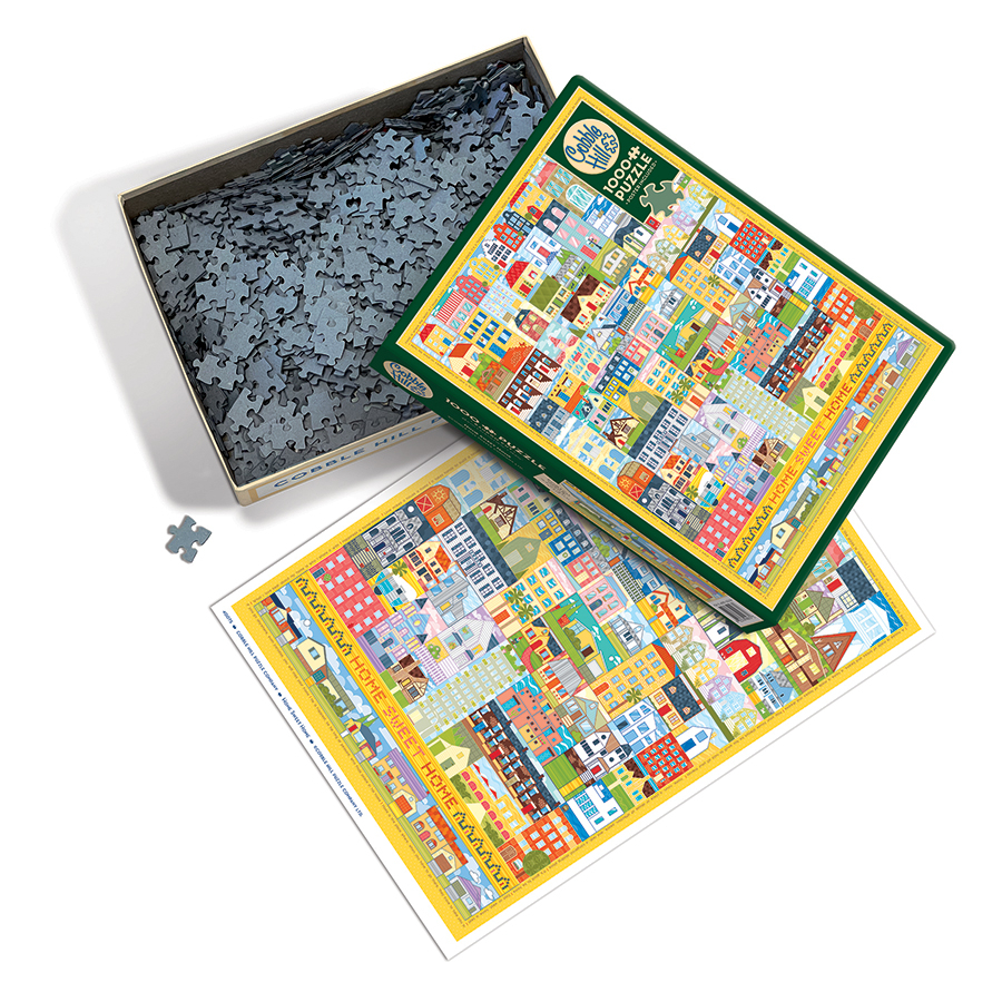 Puzzle Home Sweet Home - 1000 pièces - Cobble-Hill-40075