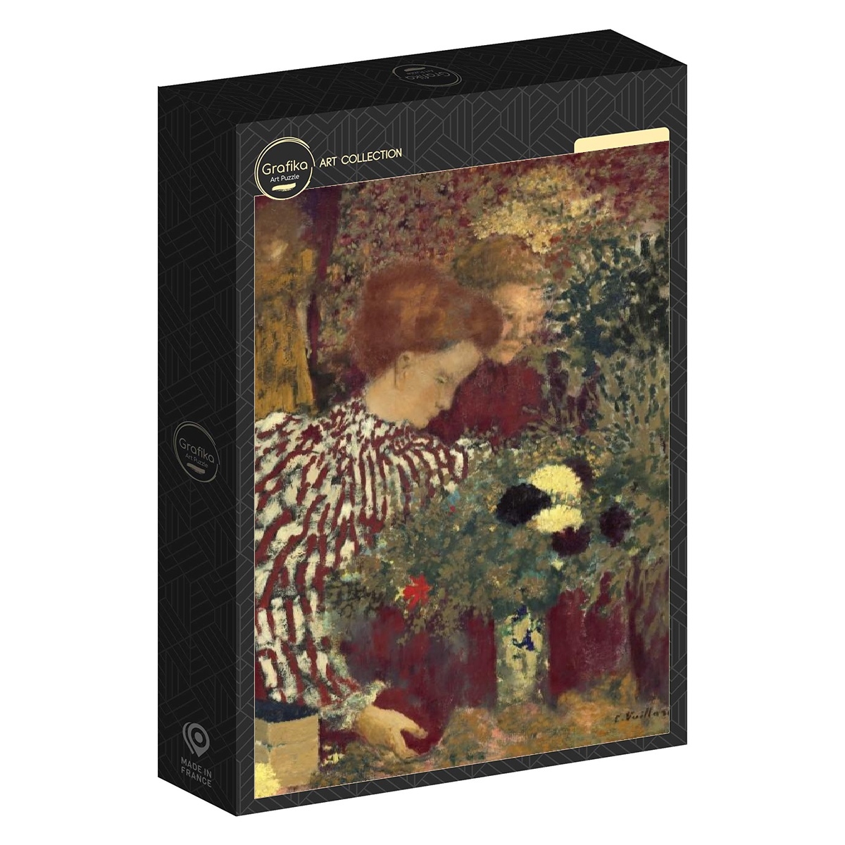 Grafika - Jigsaw puzzle Edouard Vuillard: Woman in a Striped Dress ...