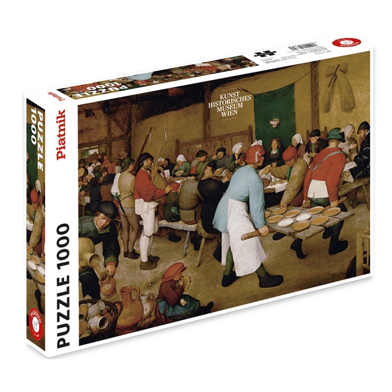 Piatnik - Jigsaw puzzle Brueghel Pieter - Peasant Wedding - 1000 pieces ...