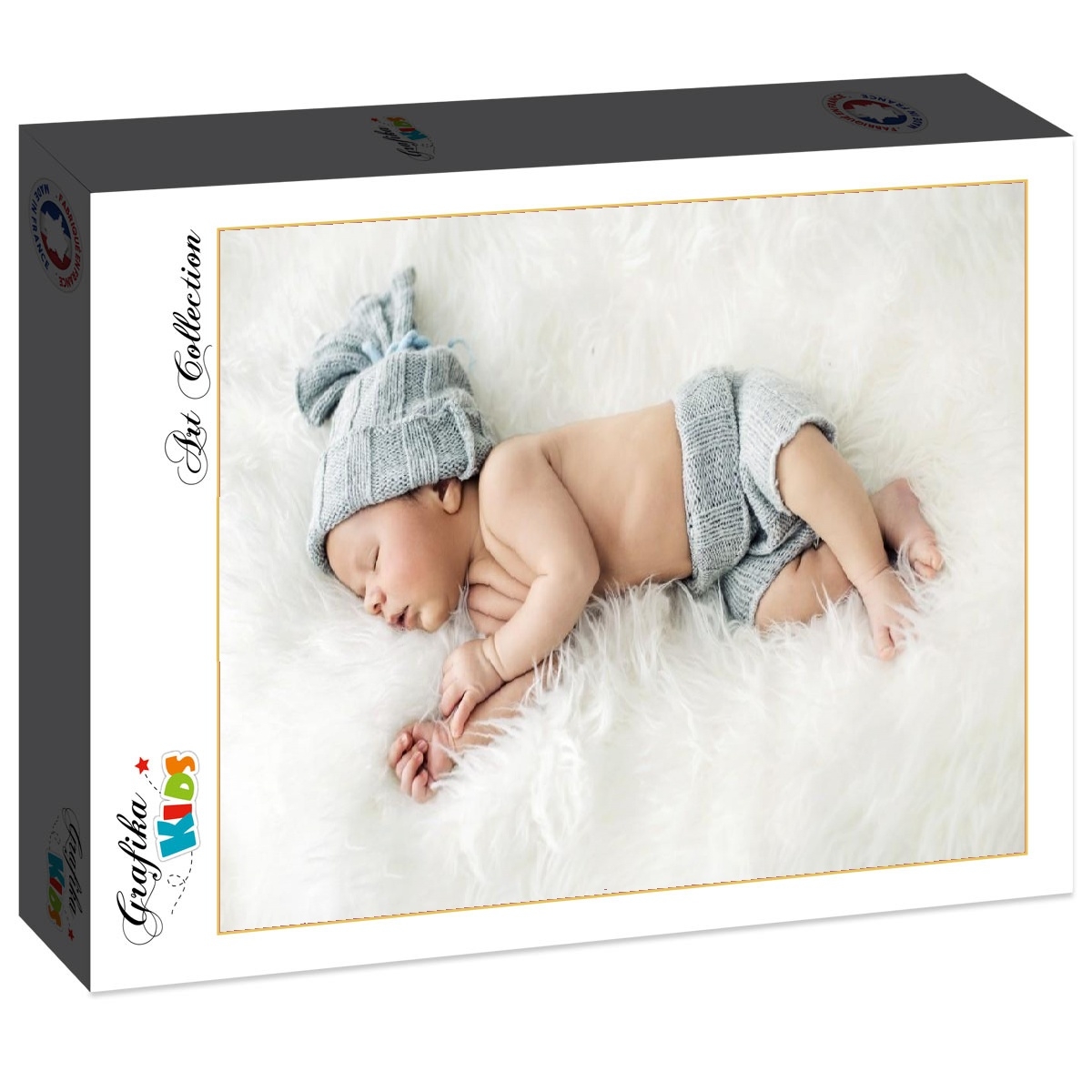 Grafika Kids - Jigsaw puzzle Konrad Bak: Baby sleeping in Feathers - 12 ...