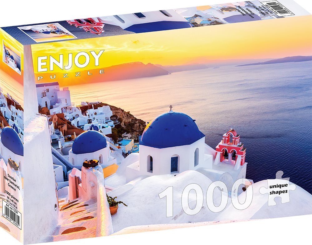 Sunrise over Santorini, Greece - Enjoy Puzzle - 1000 pieces | ji…