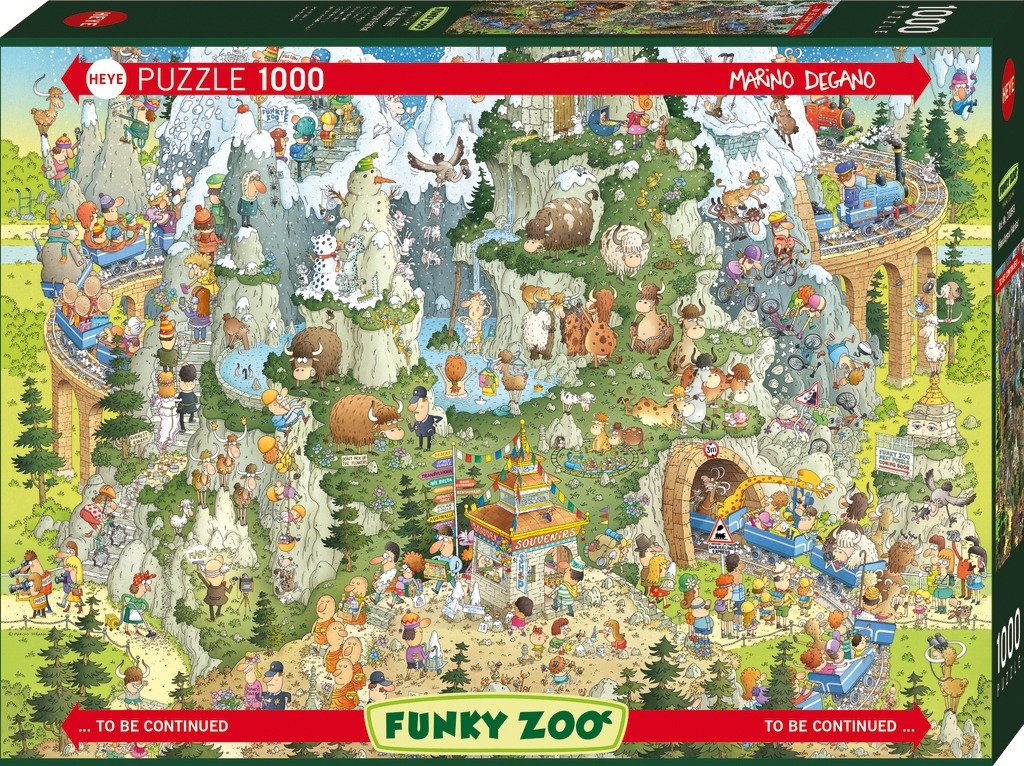 Edition Funky Zoo - Himalayan habitat - Heye - 1000 pieces | jig…