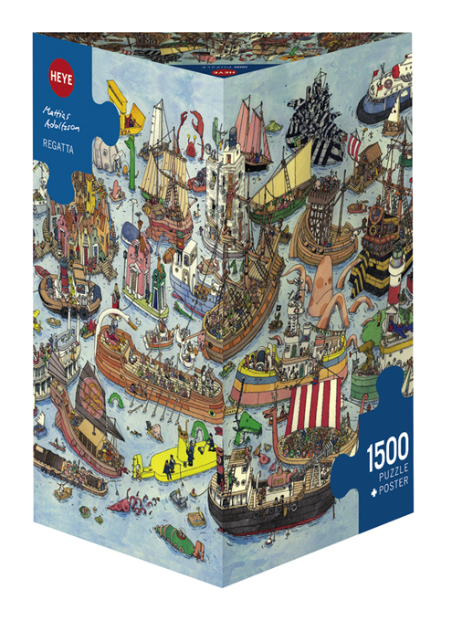 Mattias Adolfsson - Regatta - Heye - 1500 pieces | jigsawpuzzle.…