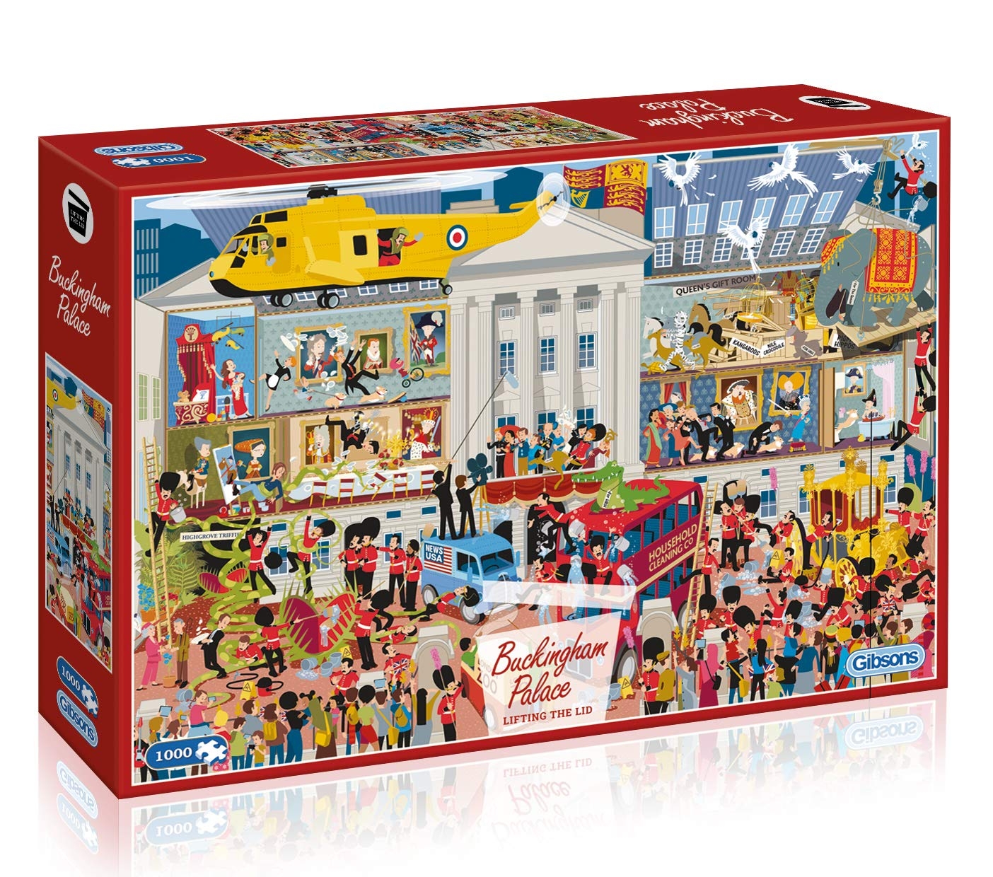 Gibsons - Jigsaw puzzle Lifting The Lid - Buckingham Palace - 1000 ...