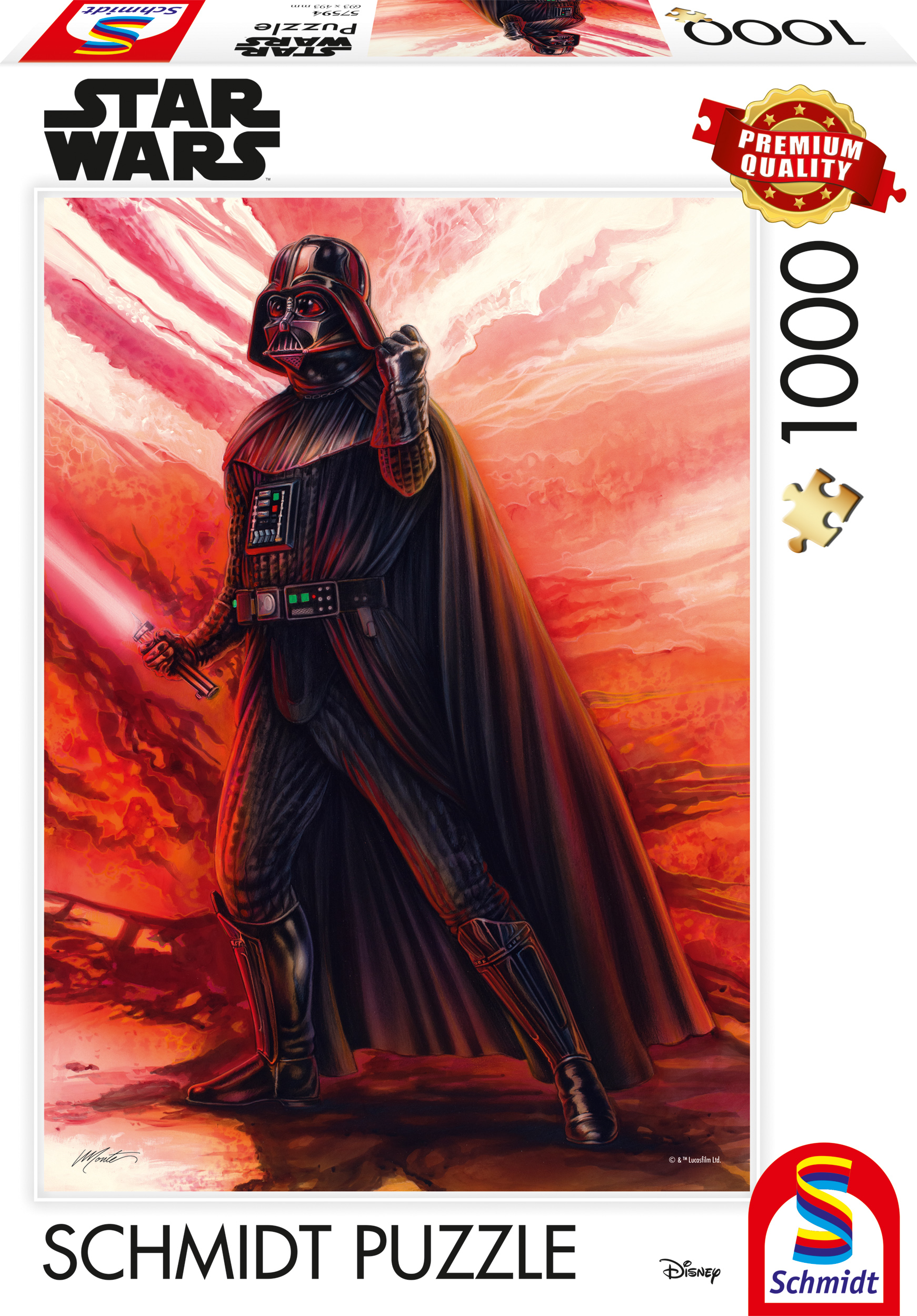 Schmidt Spiele - Jigsaw puzzle The Sith - 1000 pieces - Schmidt-Spiele ...