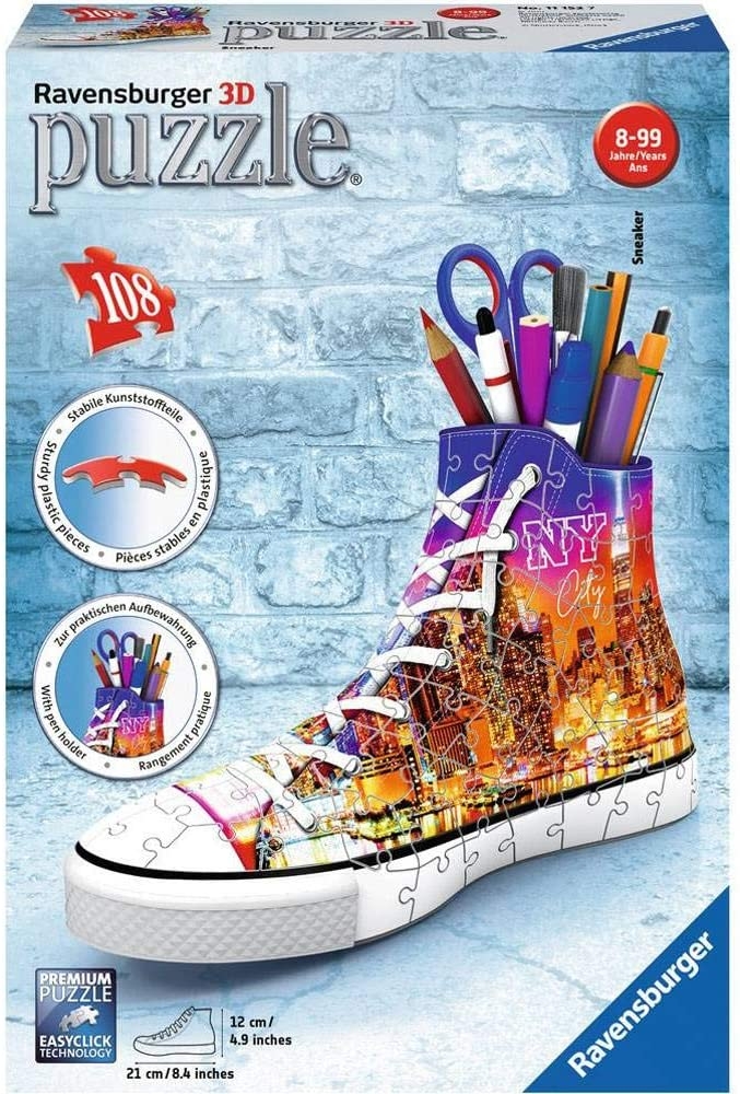 Ravensburger - 3D Puzzle - Sneaker - Skyline - 108 pieces ...
