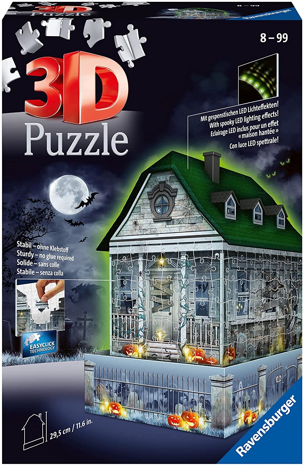 Ravensburger - 3D Puzzle - Haunted House - 216 pieces - Ravensburger ...