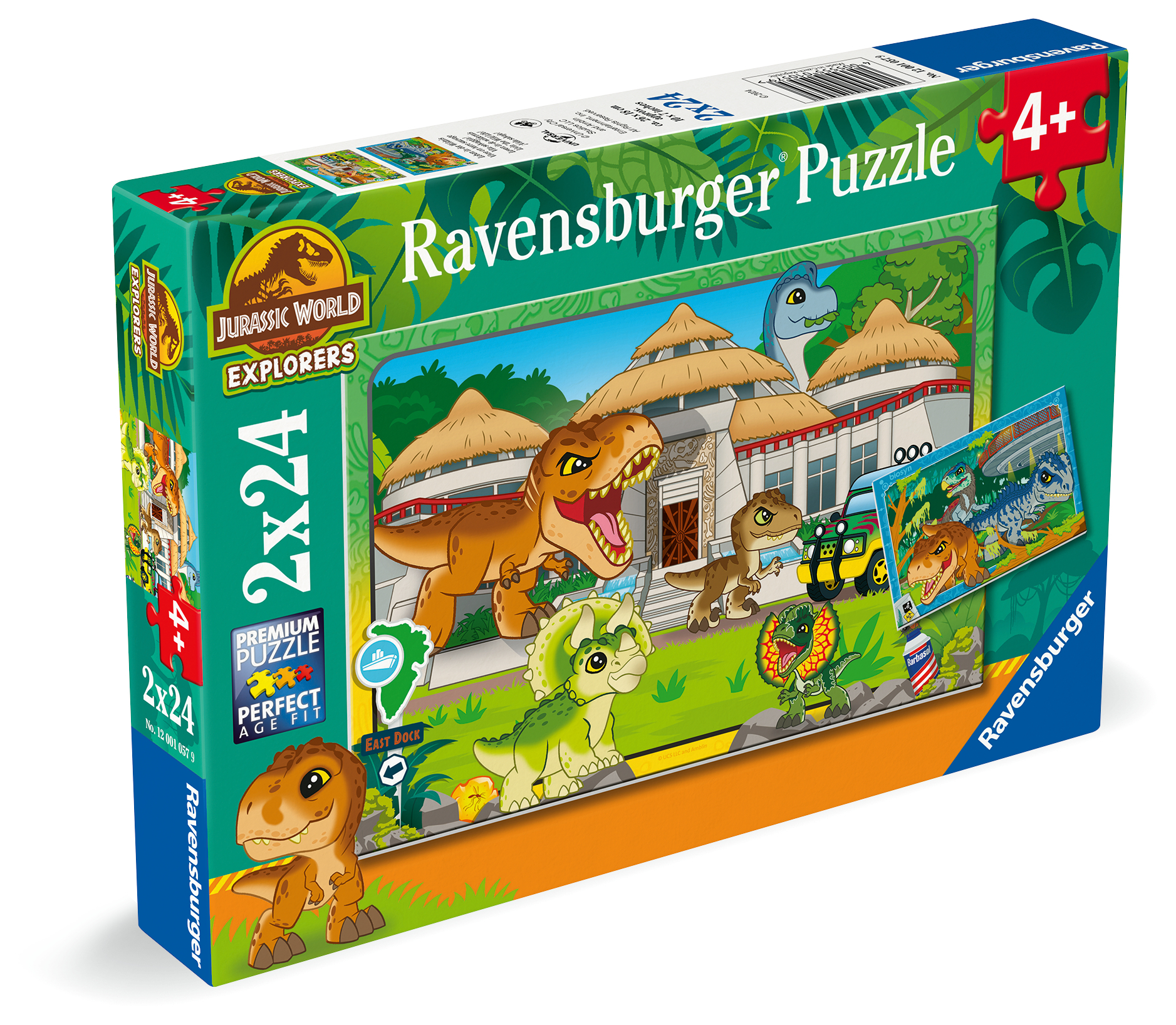 Ravensburger - 2 Puzzles - Living in the Wild / Jurassic World ...