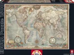 Puzzle The World, Political Map - 1500 pièces - Educa-16005