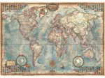 Puzzle The World, Political Map - 1500 pièces - Educa-16005